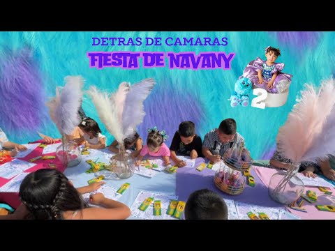 Detrás de cámaras de la fiesta de navany!