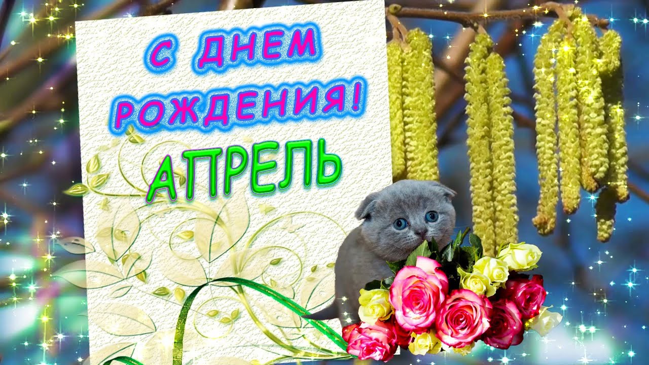 Поздравляю с днем рождения в апреле Самые красивые пожелания Youtube