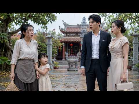 Hai Mẹ Con Quét Sân Chùa, Gặp Lại Chồng Cũ Và Vợ Mới Khiến Ai Cũng Lặng Người