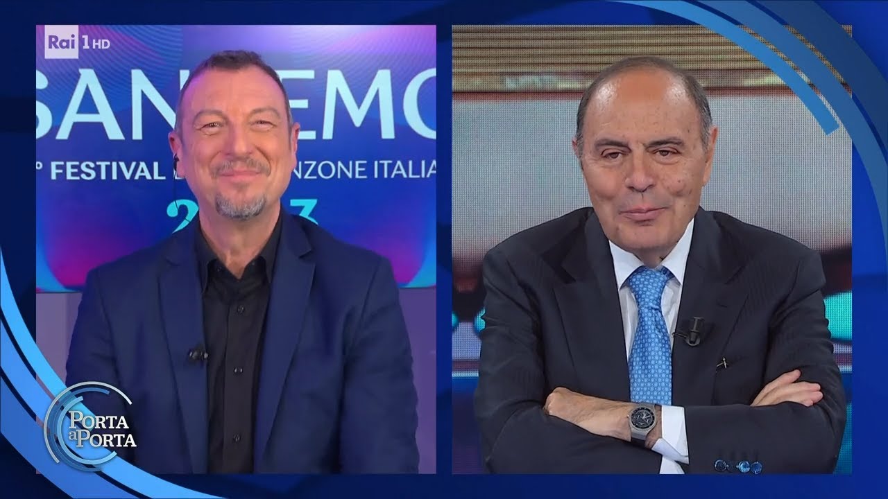 Amadeus: "Vi racconto il mio Sanremo" - Porta a porta 02/02/2023 - YouTube