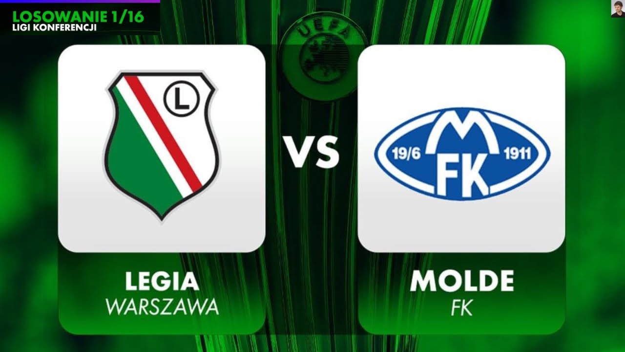 LEGIA WARSZAWA VS MOLDE FK W 1/16 FINAŁU LIGI KONFERENCJI! - YouTube