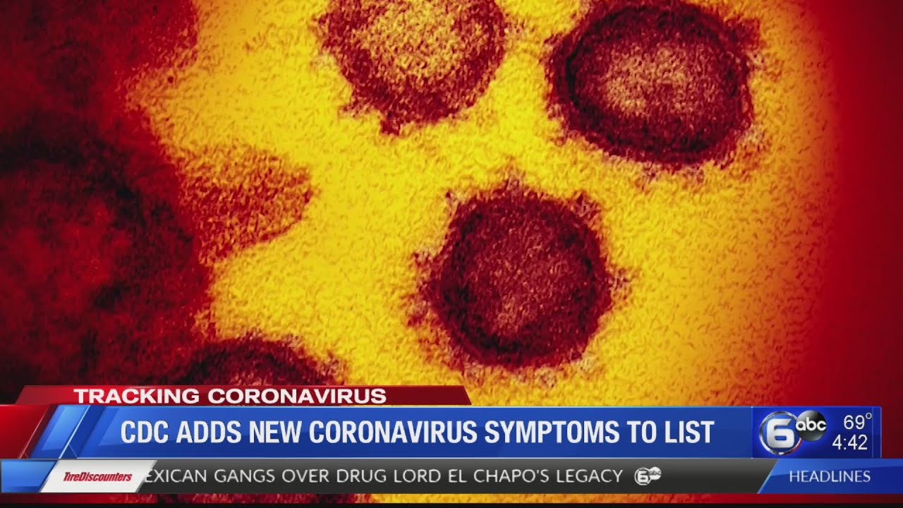 CDC adds three new coronavirus symptoms to list - YouTube