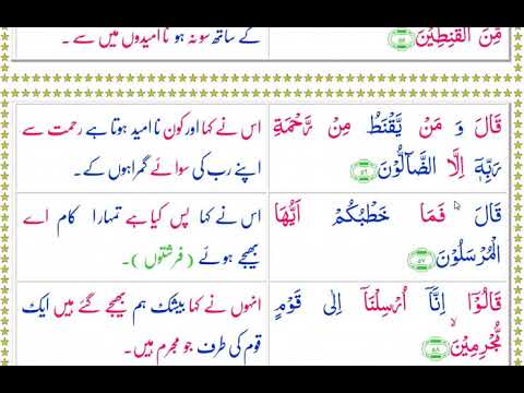Surah Al Hijr Ayat 45 to 87 |Translation with Dua Bhatti - YouTube