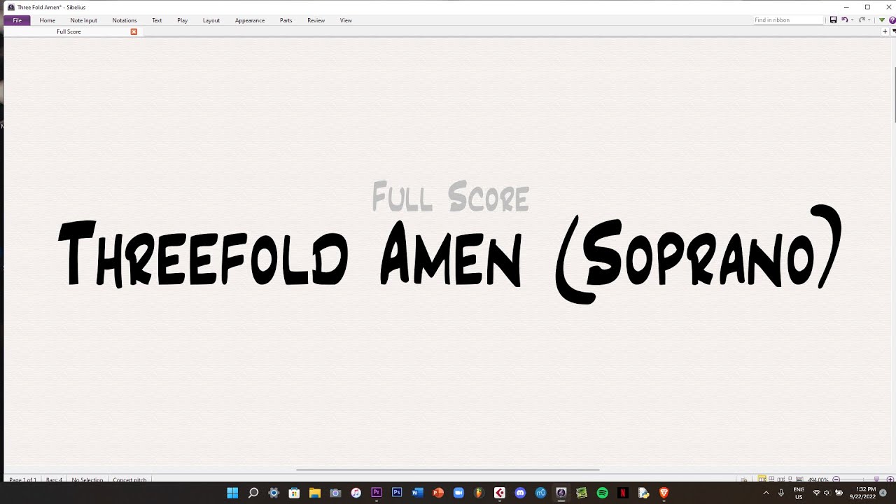 Soprano Study Guide - Threefold Amen (Vatican Amen) - YouTube