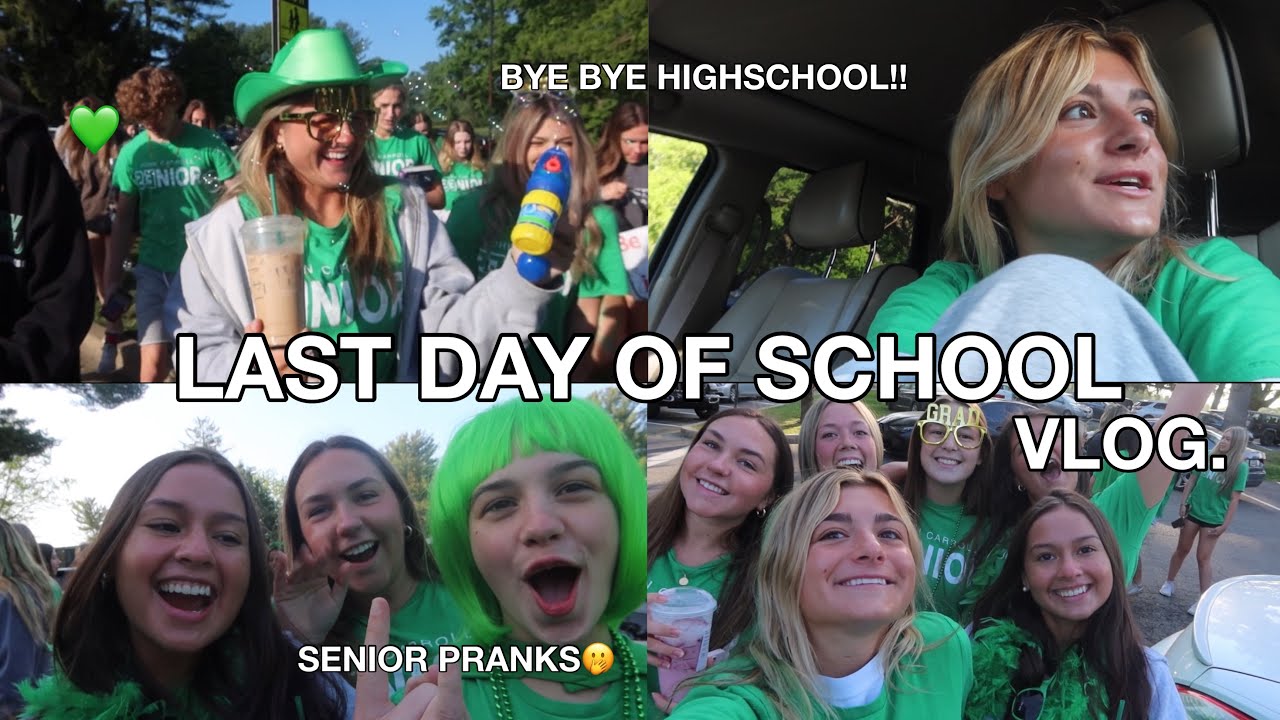 last day of high school ever *senior year* - YouTube