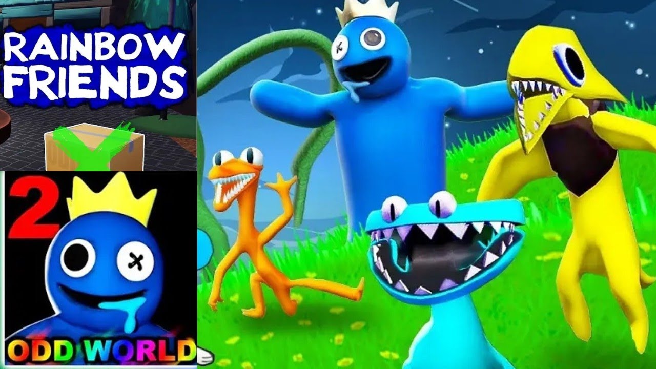 RAINBOW FRIEND'S CHAPTER2🧌🧟‍♀️! roblox rainbow friends chapter2 game ...
