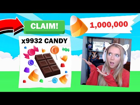 Noob Gets MAX Candy in Adopt Me! (1HR Challenge)