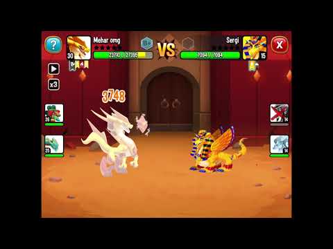 Blood raptor dragon battling in dragon city - YouTube