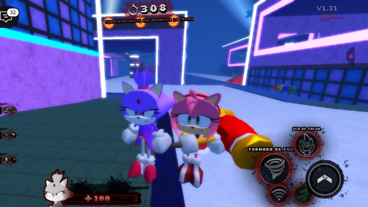 Jugamos sonic exe en roblox con emi - YouTube