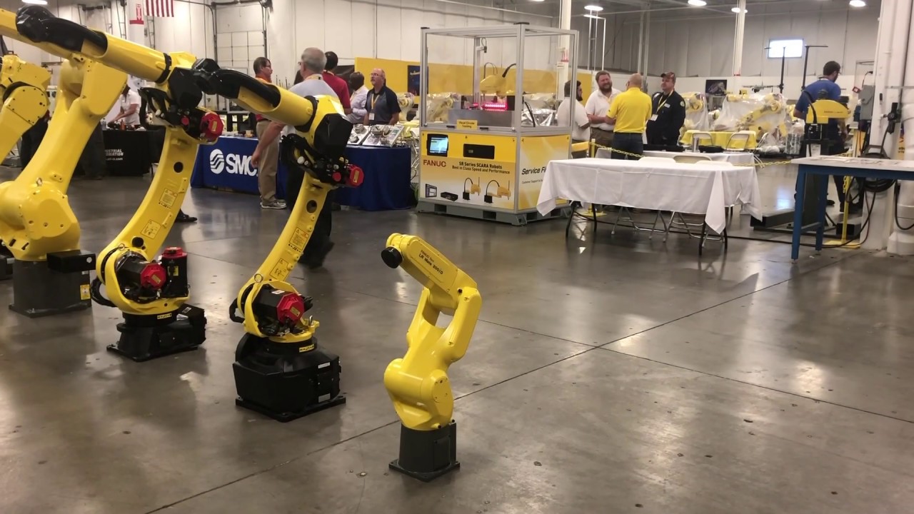 Robotic Innovation on Display at the 2019 FANUC Open House - YouTube