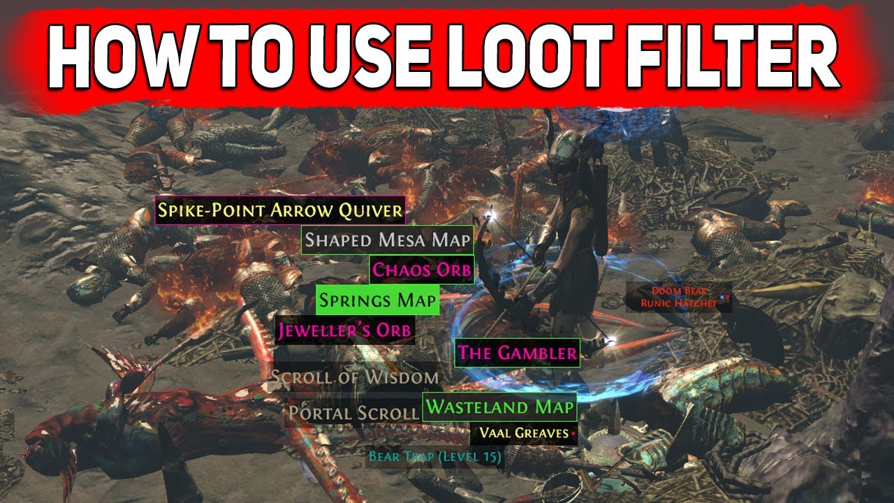 Path of Exile 2 How to Use and Customize Item Filters, Loot Management ...