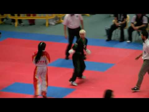 WAKO 2009 Sinead Beasley v Kim Tamara Samonte - YouTube