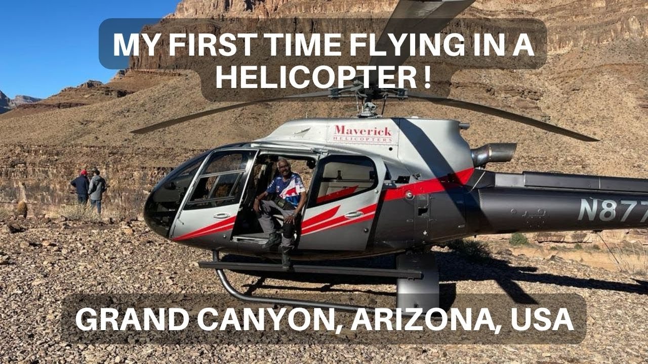 Flying in A Helicopter For The First Time Ever! Grand Canyon, Arizona ...