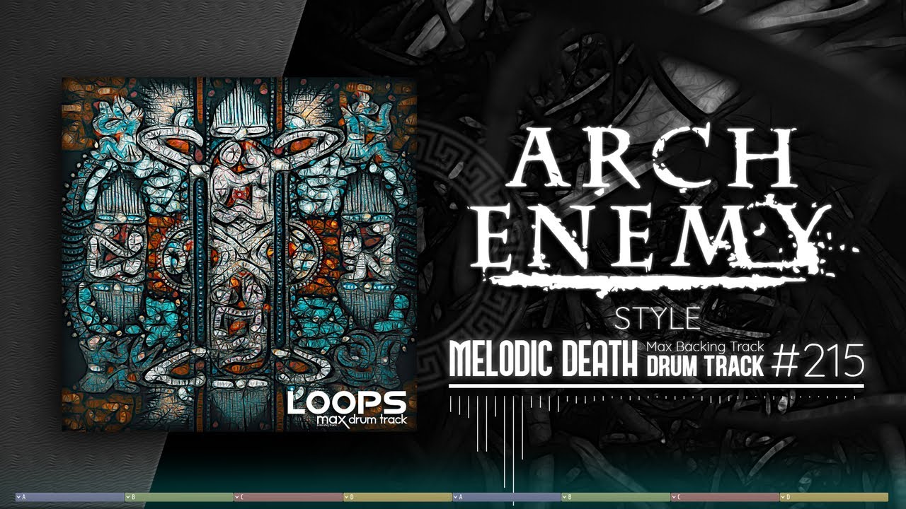 Melodic Death Metal Drum Track / Arch Enemy Style / 120 bpm - YouTube