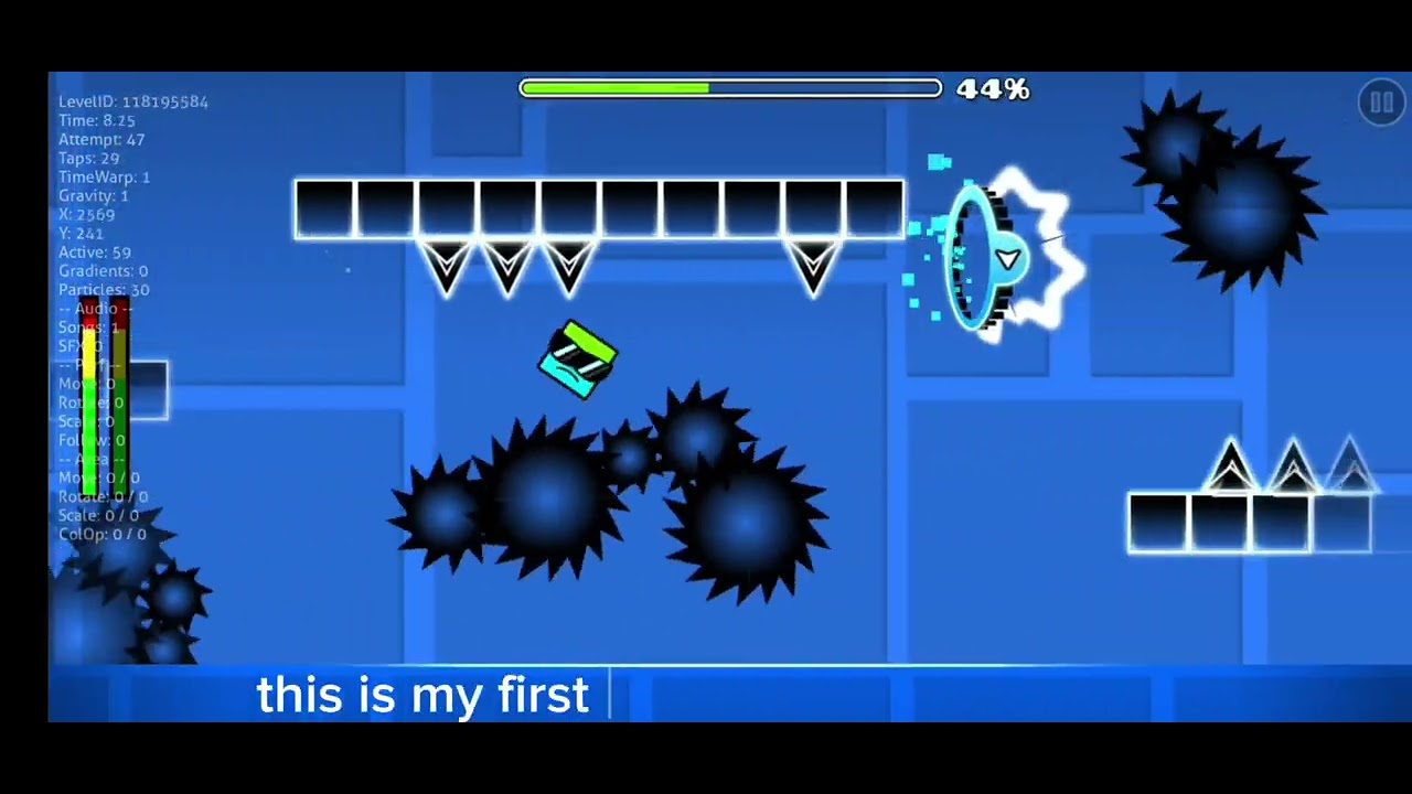 Go down now | Geometry dash - YouTube