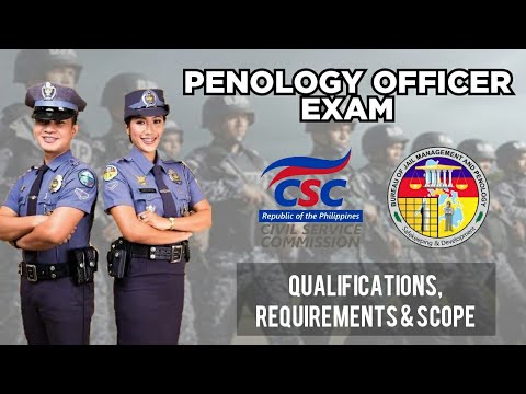 Penology Officer Exam Scope, Requirements and Qualifications. - YouTube