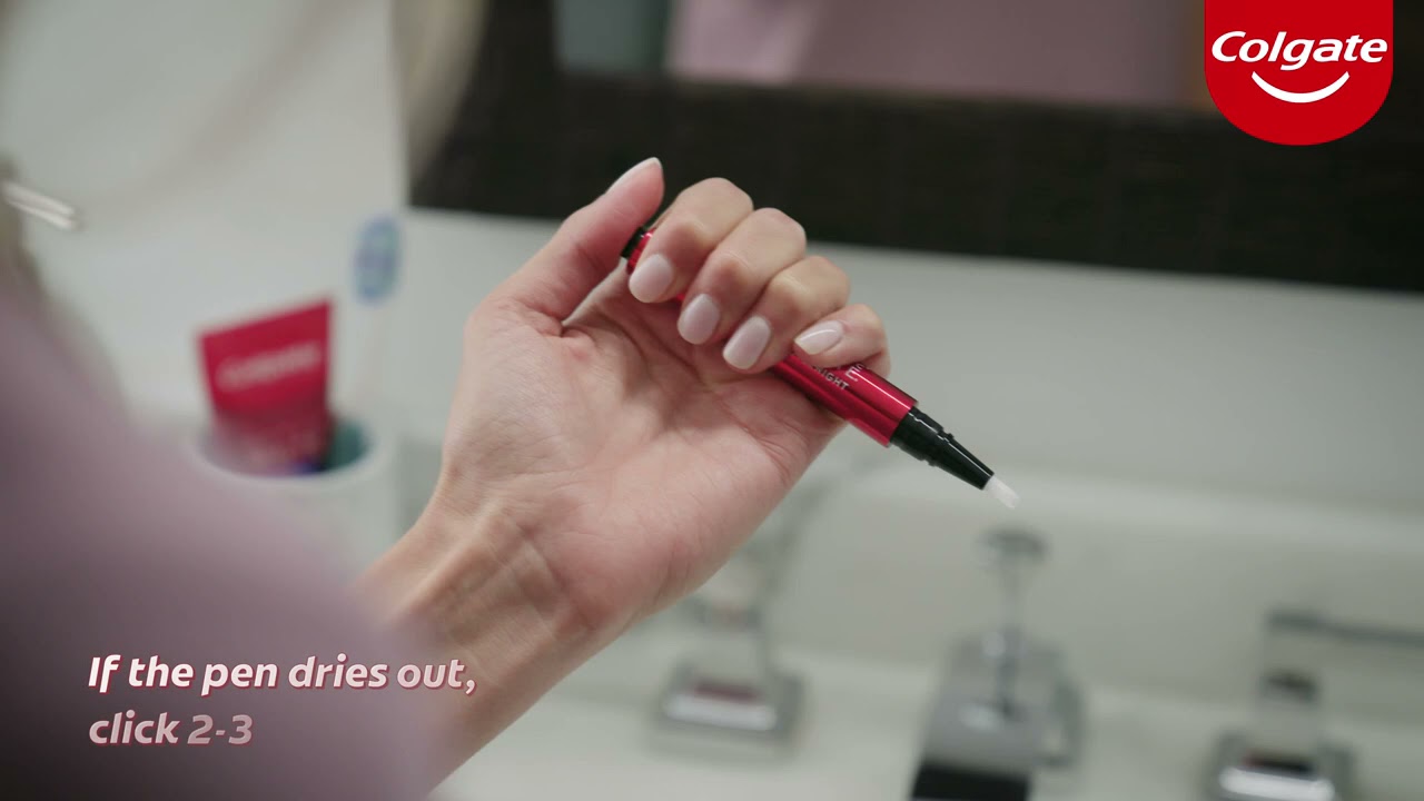 How to Clean Your Colgate® Optic White® Overnight Whitening Pen - YouTube