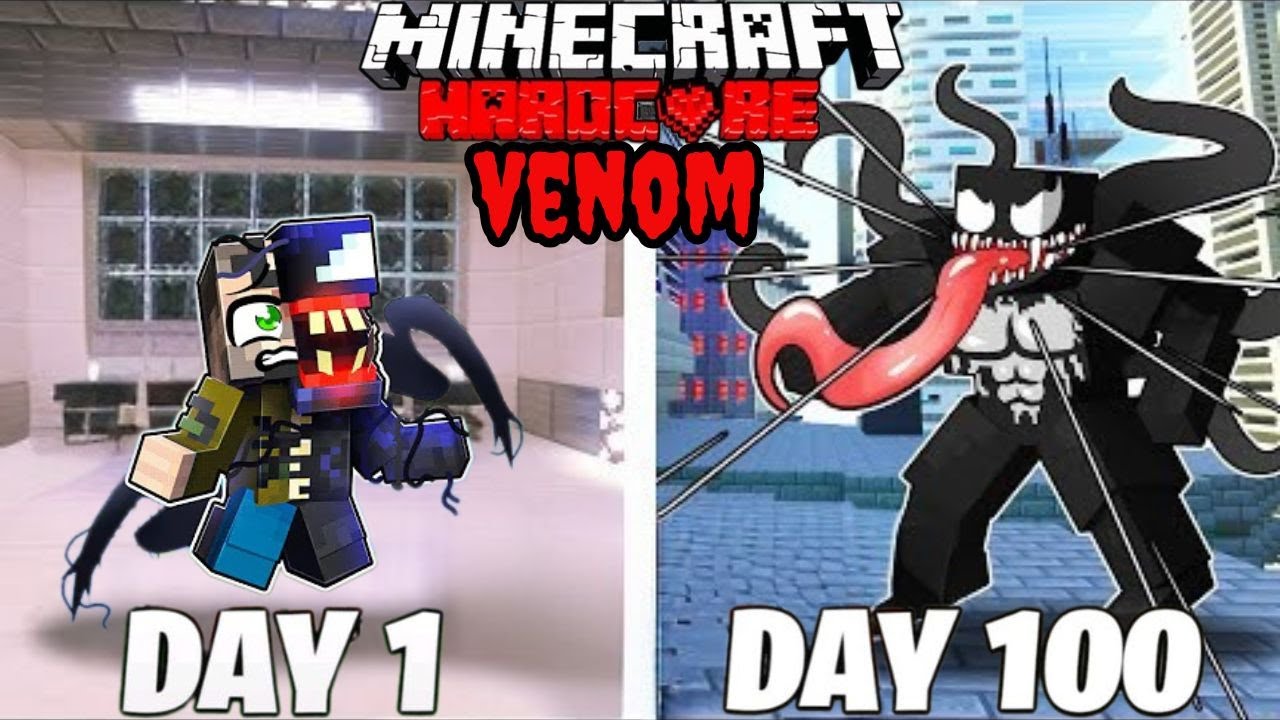 Tôi Đã Sống Sót Sau 100 NGÀY Với Tư Cách Là VENOM Trong Minecraft ...