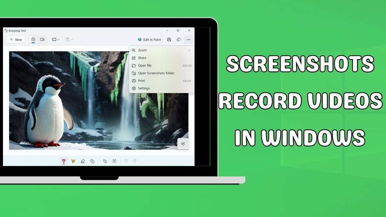 How to take screenshots and record videos in Windows - YouTube