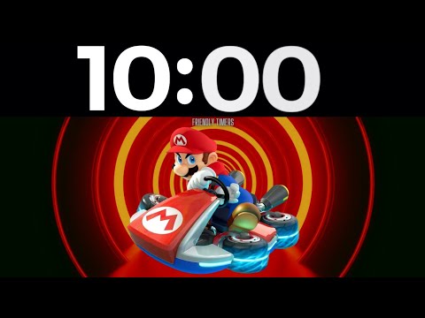 10 Minute Nintendo's Mario Kart Racing Countdown Timer - YouTube