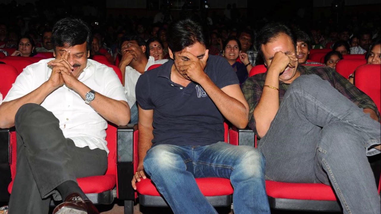 Mega brother Chiranjeevi, Naga Babu and Pawan Kalyan - YouTube