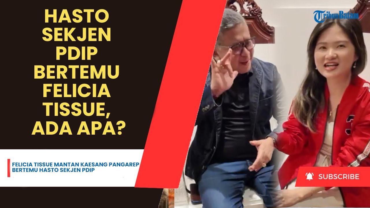 Felicia Tissue Mantan Kaesang Pangarep Bertemu Hasto Sekjen PDIP Bahas ...