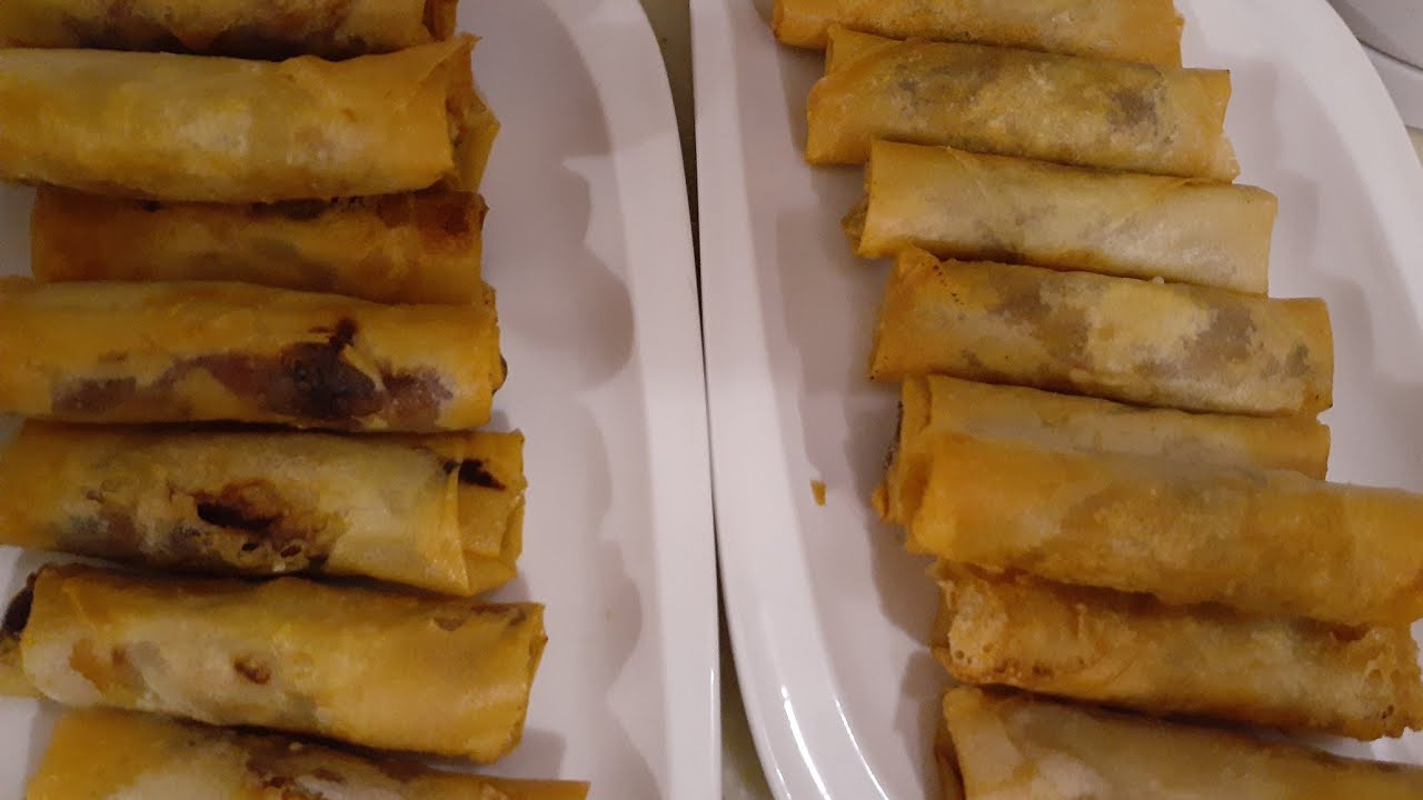 HOW TO MAKE SPRING ROLL WITH POTATO AND CHICKEN INSIDE THE RAPPER [LIFE ...