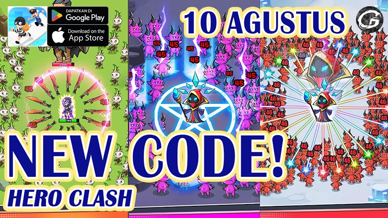 NEW CODE Hero Clash Giftcode & How to Redeem Code 10 Agustus 2024 ...