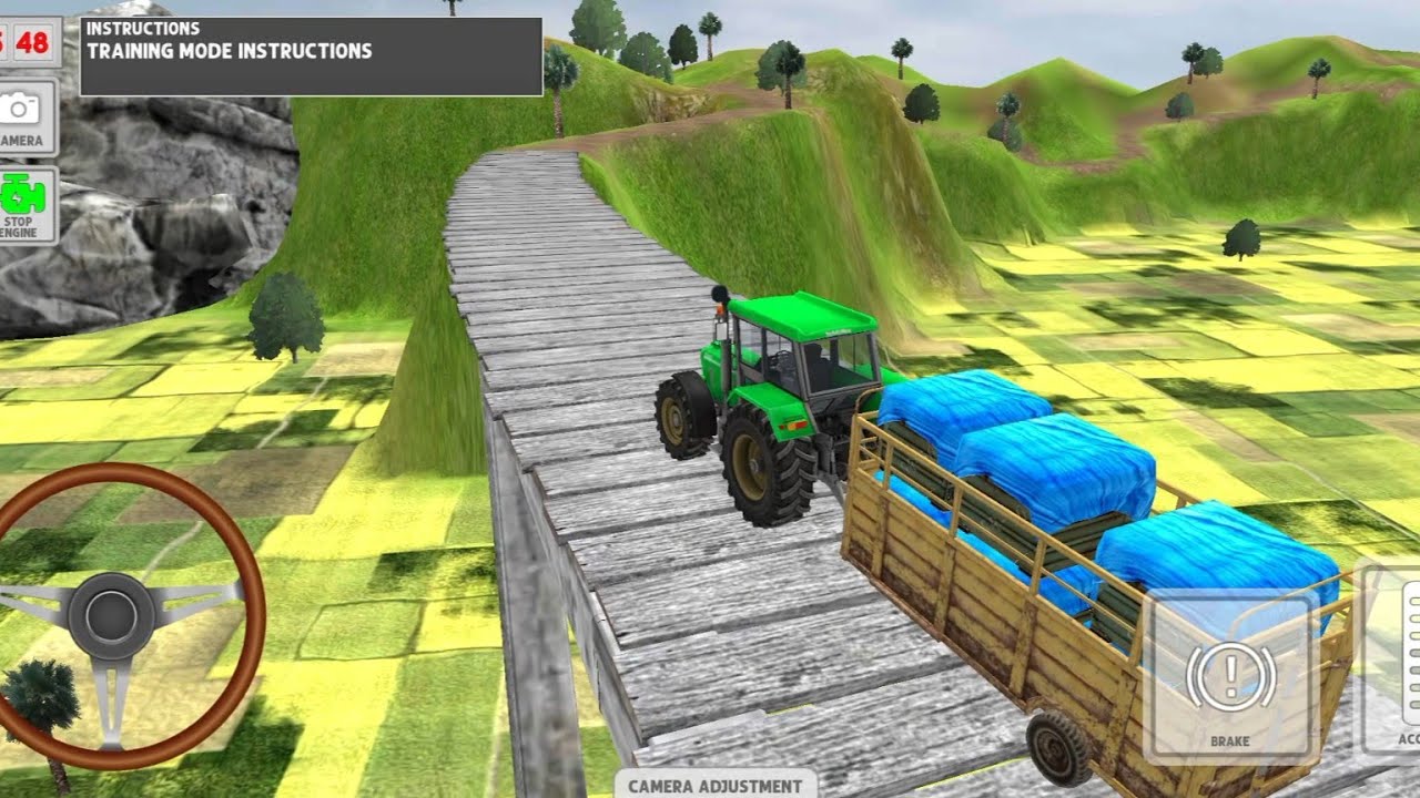 Real Tractor Farming Simulator Best gameplay and off road game play ...