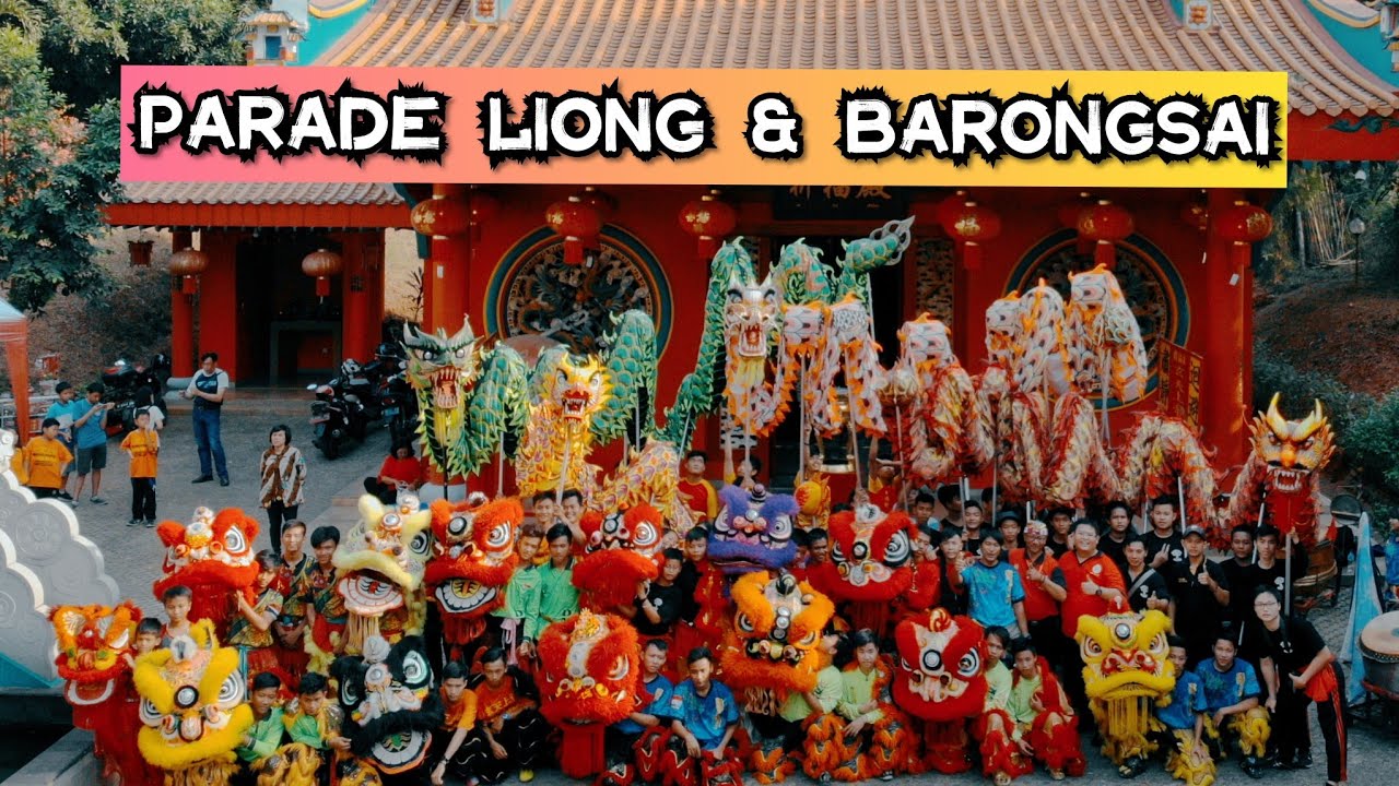 PARADE LIONG & BARONGSAI DI TAMAN MINI INDONESIA INDAH - YouTube