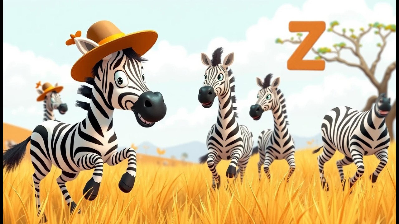 Z for Zebra 🦓 | Fun ABC Songs 🎶 | Learn Letters with Phonics 🌟 - YouTube