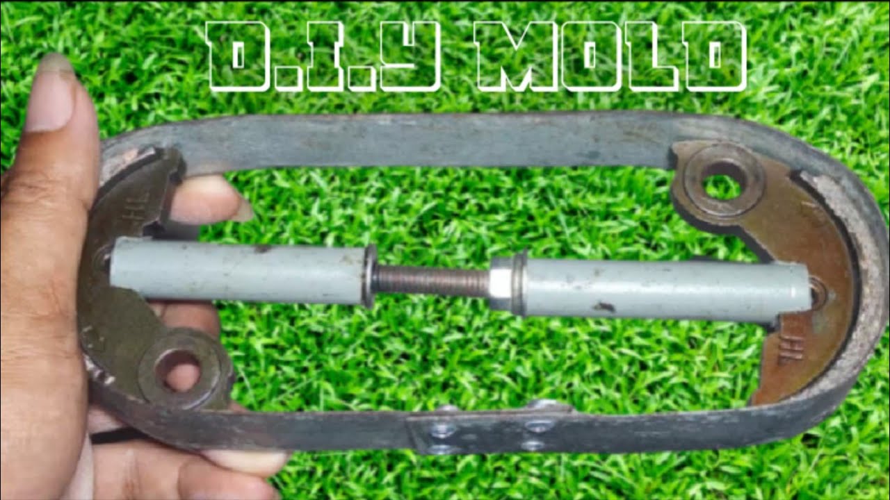 D.I.Y MOLD | HULMAHAN FOR GRASS CUTTER CLUTCH LINING REBONDING - YouTube