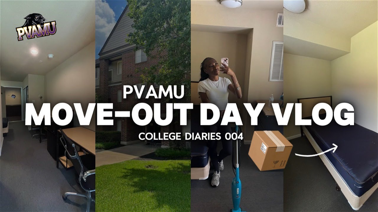 COLLEGE MOVE-OUT DAY VLOG 2025 | PVAMU | FRESHMAN YEAR - YouTube