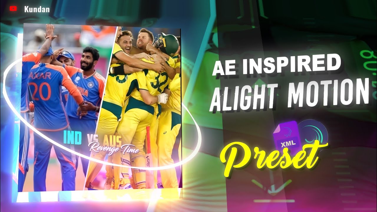 24th June Ind vs Aus Biggest Rivalry Edit 🔥||Ae inspired Alight Motion ...