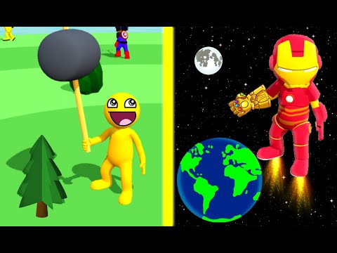 Smashers.io ALL LEVELS! MAX LEVEL SUPER CHARACTER EVOLUTION! 100.00% ...