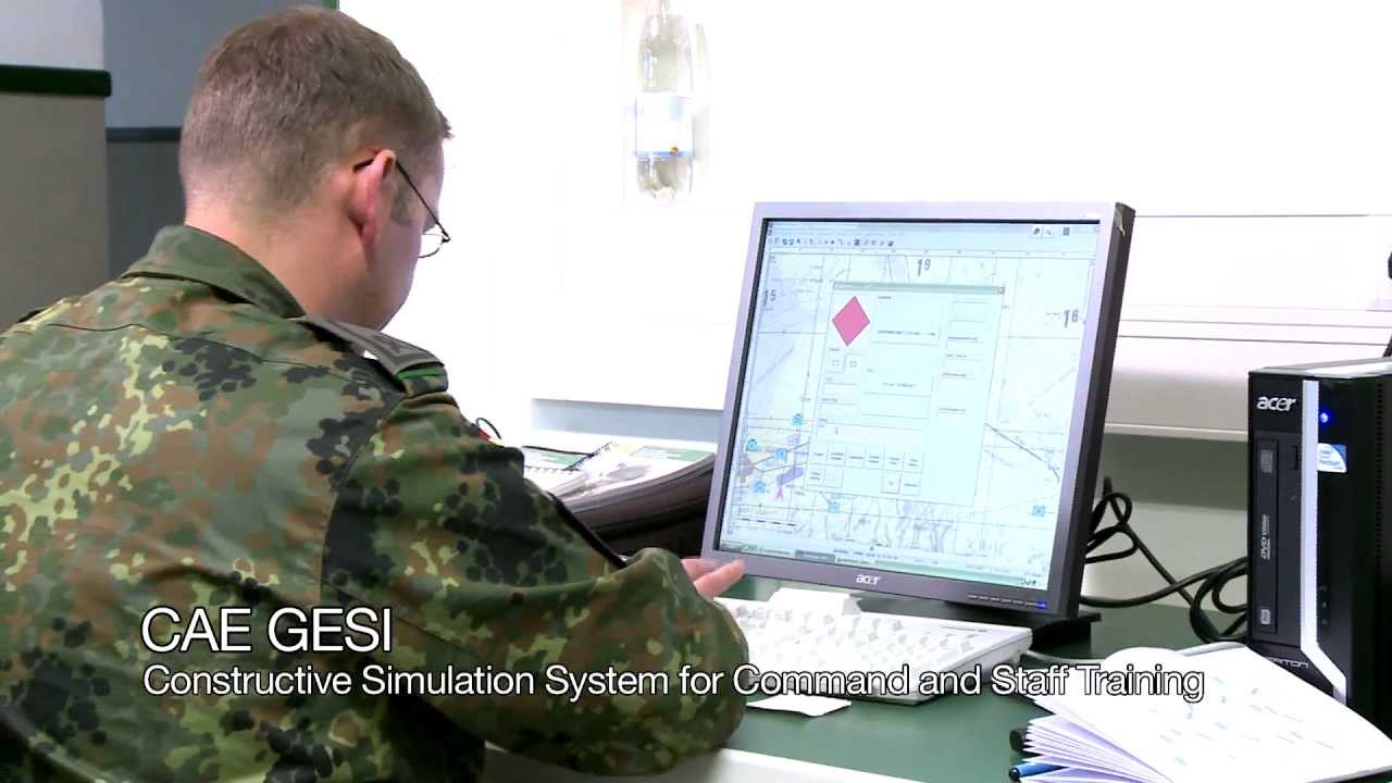 CAE GESI Command and Staff Training - YouTube
