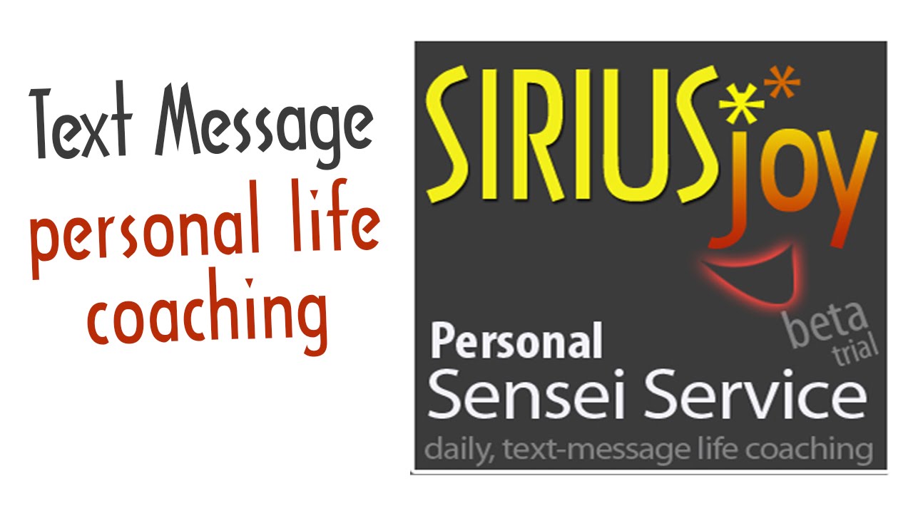 the Sirius*Joy Personal Sensei Service - YouTube