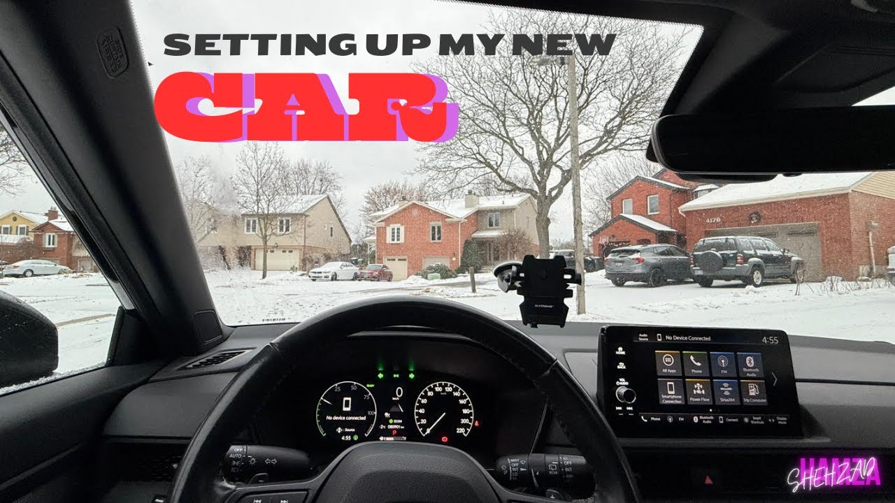 Setting up my new car! - YouTube