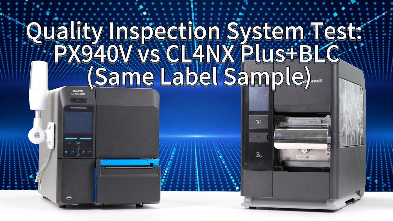 BLC B406 on SATO CL4NX confronted with Honeywell PX940V, check the real ...