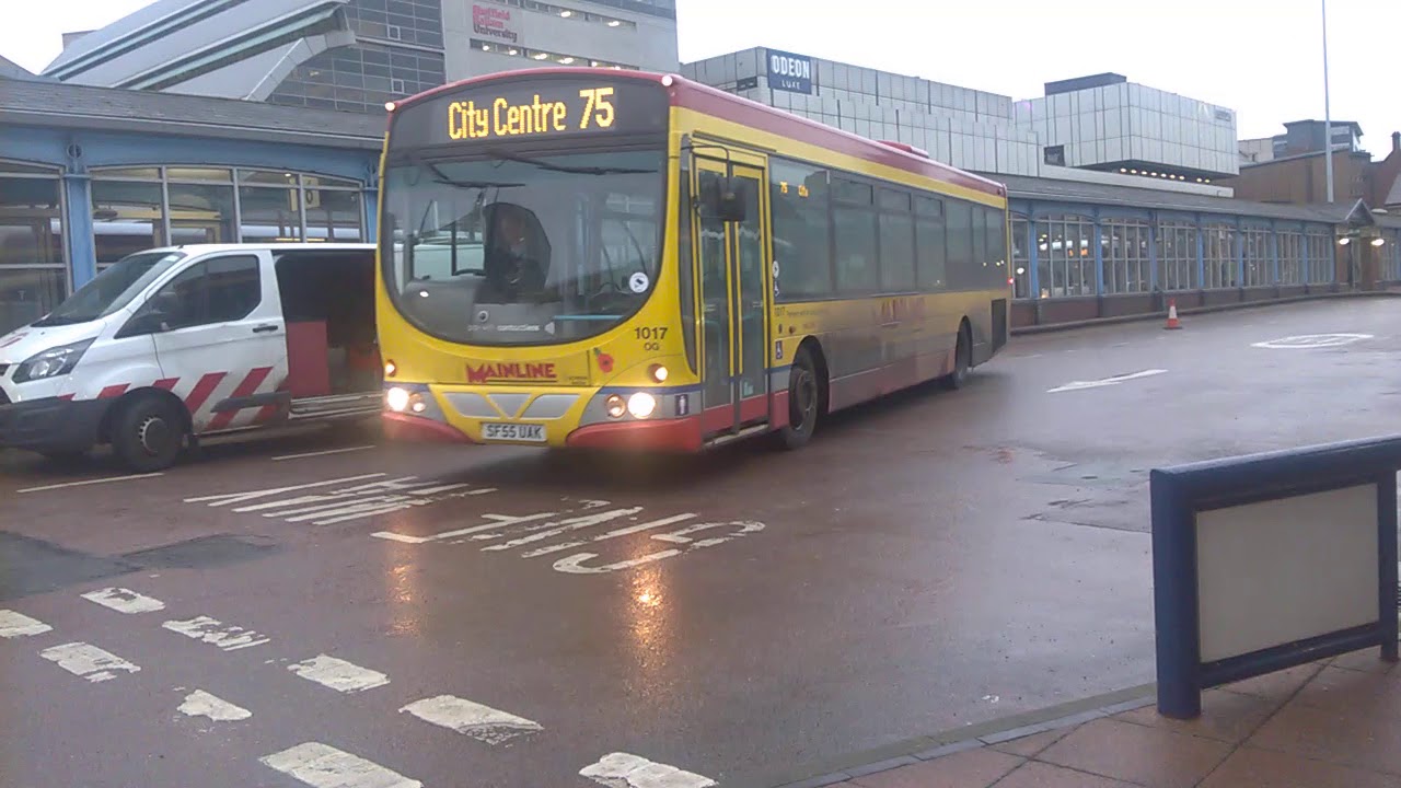 First Sheffield 69017 (1017) in Mainline Livery leaving Sheffield ...
