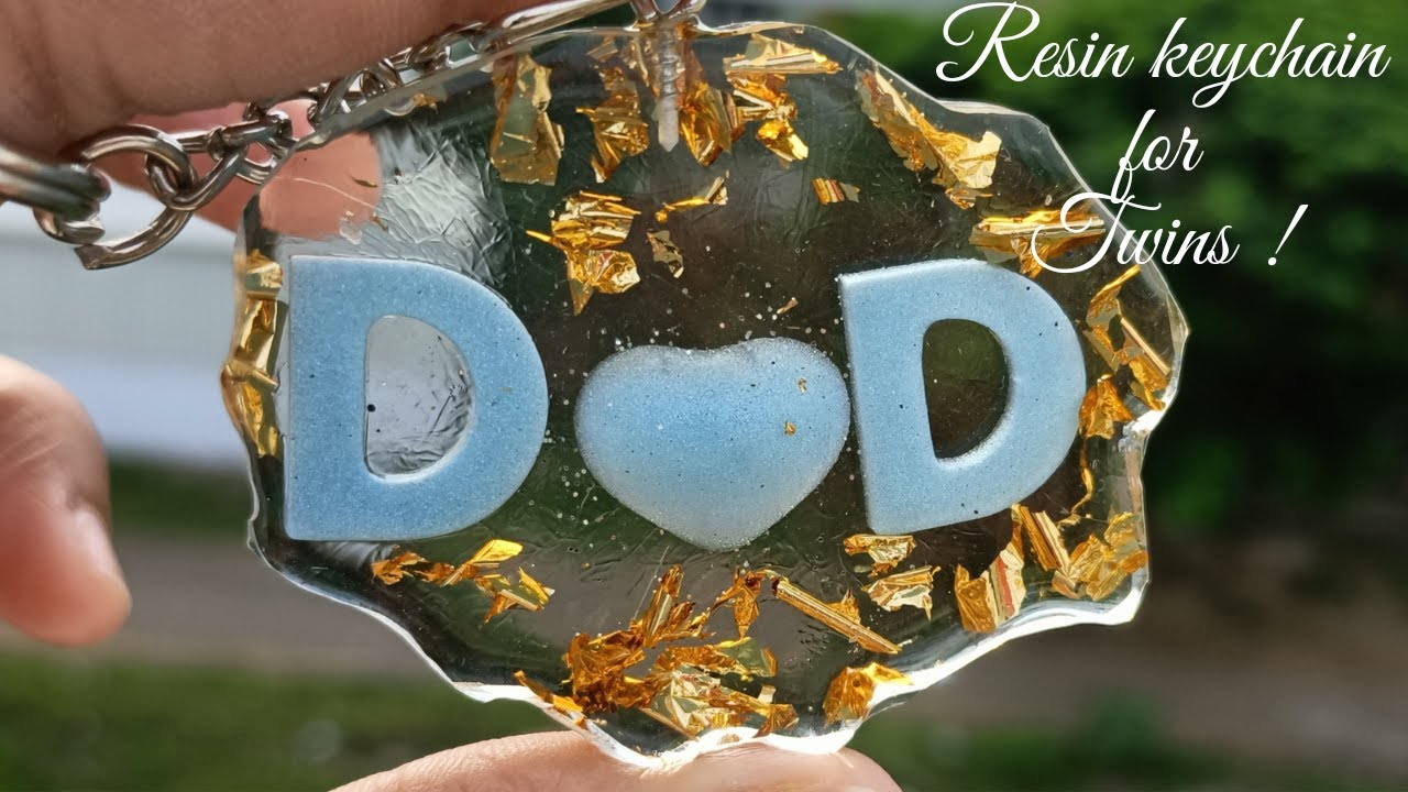 RESIN KEYCHAIN FOR TWINS II COUPLE RESIN KEYCHAIN II DIY RESIN CRAFTS ...