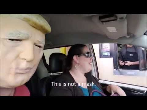 Donald Trump Drive Thru Prank! Social Experiment With Reactions (Parody)