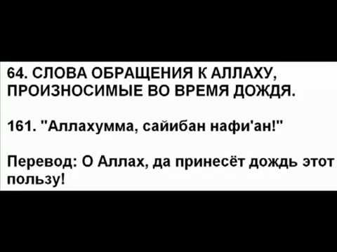 КРЕПОСТЬ МУСУЛЬМАНИНА. Глава - 64. Дуа 172.
