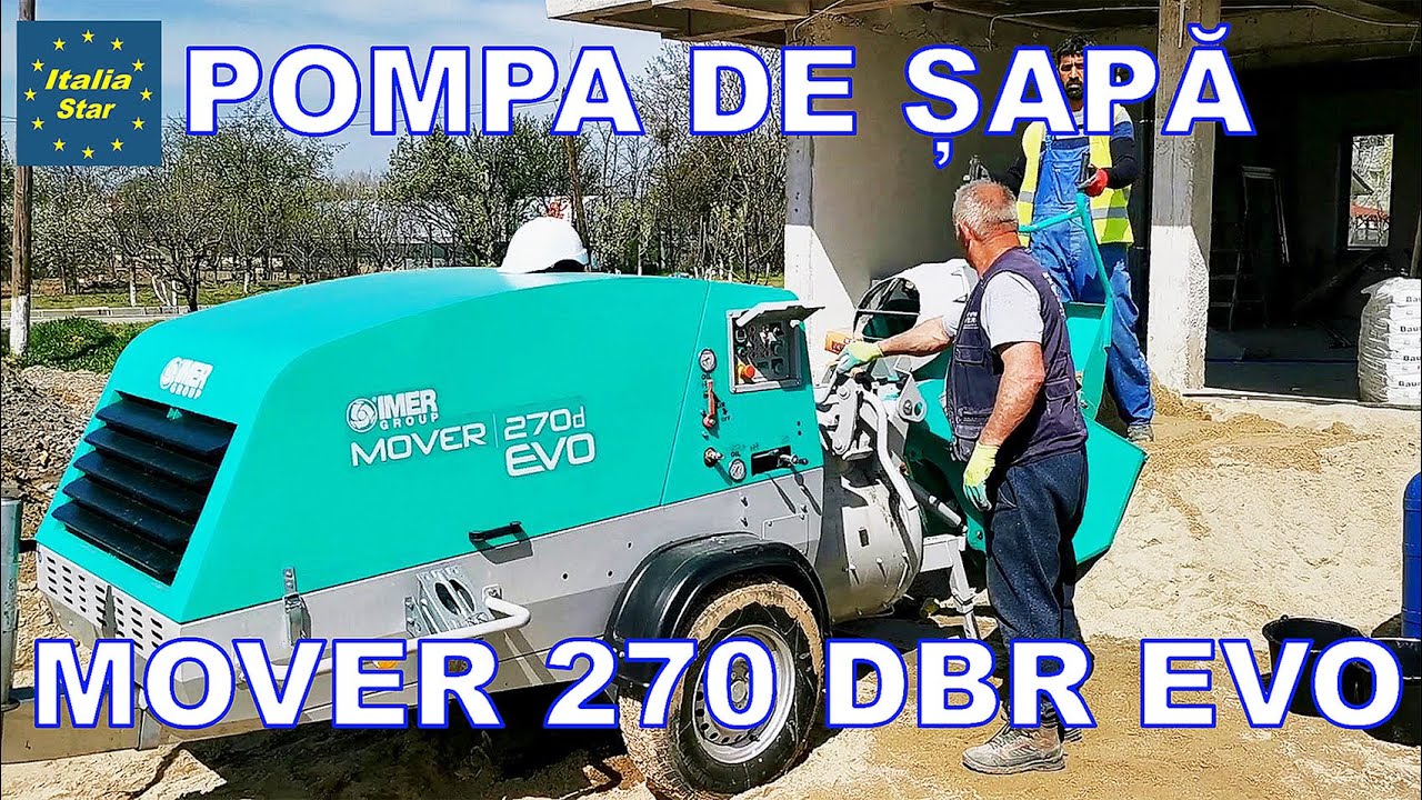 MOVER POMPA PENTRU SAPE concrete screed - YouTube