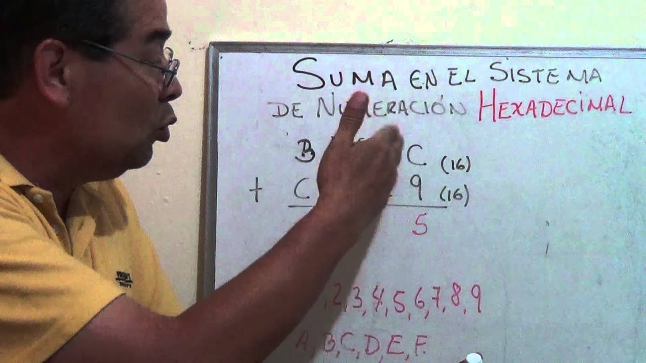 Suma de Hexadecimales-Hexadecimal Addition - YouTube