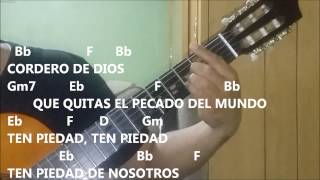 CANTOS PARA MISA CORDERO MISA SAN PABLO Chords - Chordify
