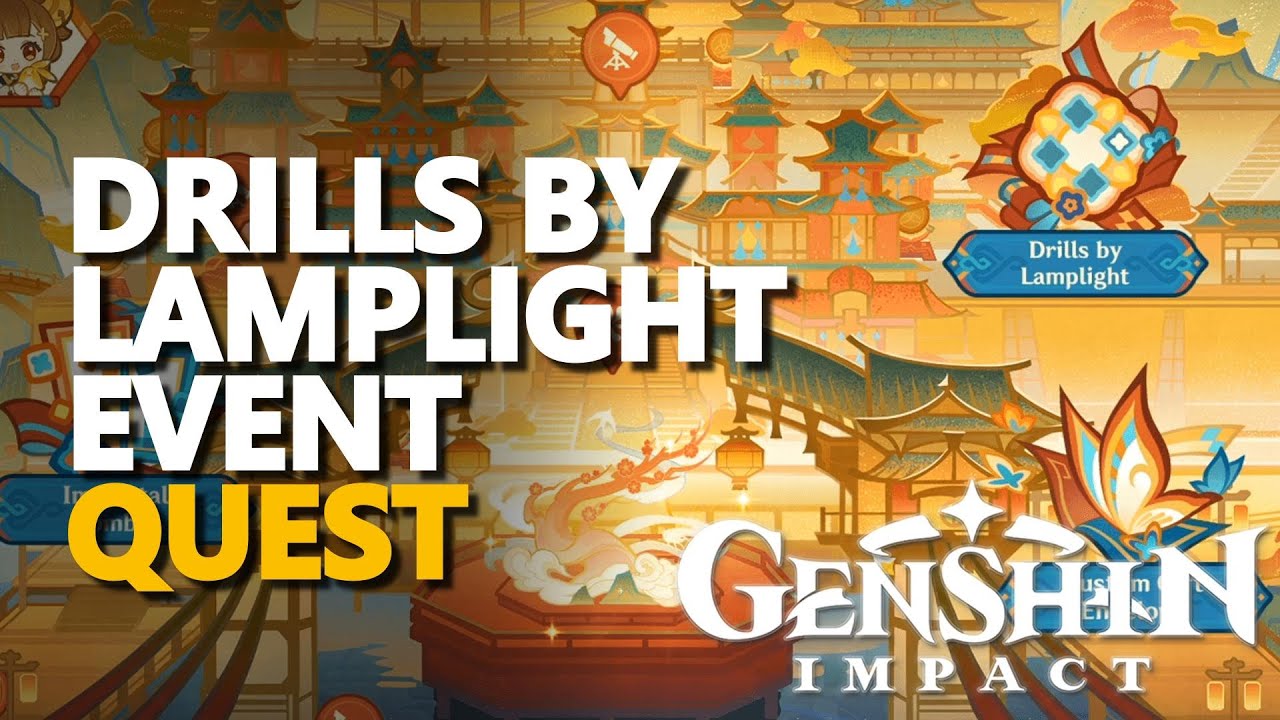 Drills by Lamplight Event Genshin Impact - YouTube