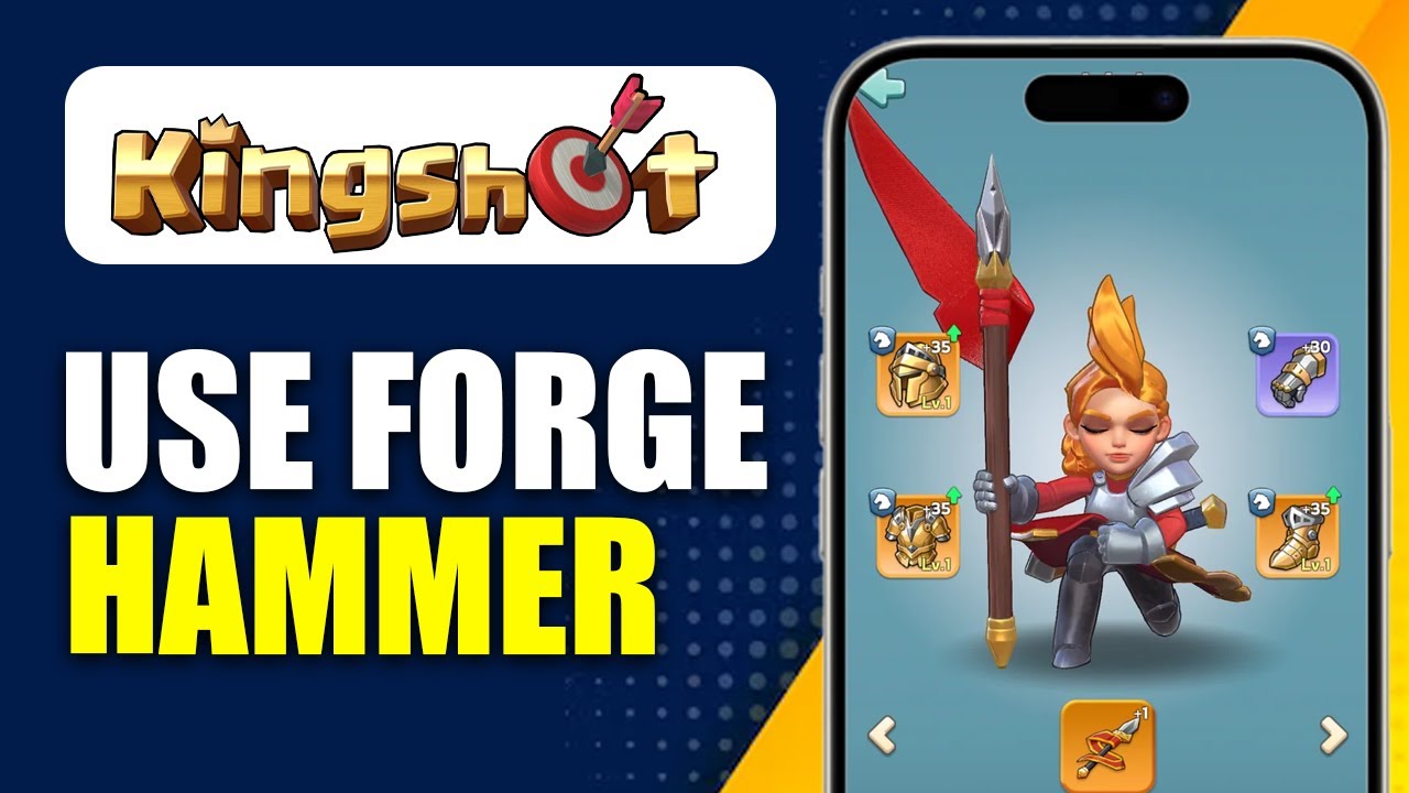 How To Use Forge Hammer In Kingshot - YouTube