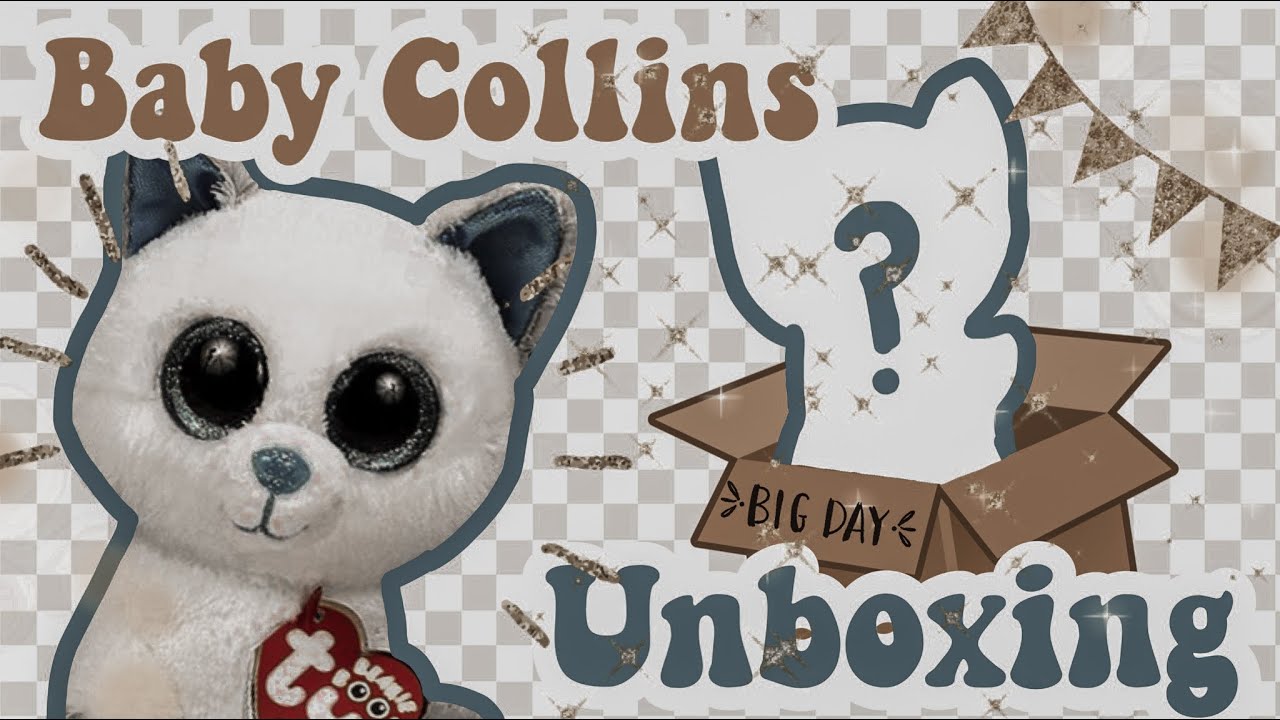 Beanie Boo Unboxing | Baby Collins Custom Beanie Boo Wolf | Art Contest ...