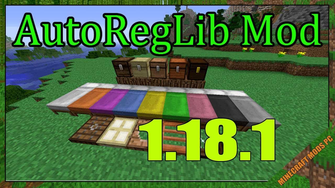 AutoRegLib Mod 1.18.1 & How To Install for Minecraft - YouTube